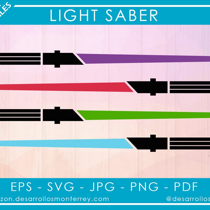 Light Saber Svg - Etsy