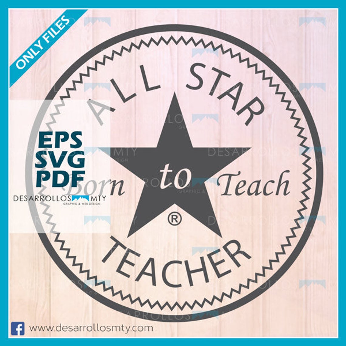 All Star Teacher the Best Teacher School Apple High - Etsy