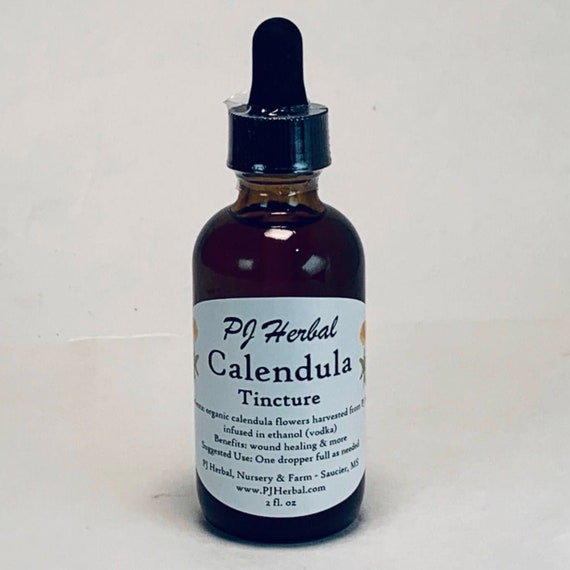 Calendula Tincture 2 Fl Oz Made From Fresh Calendula - Etsy