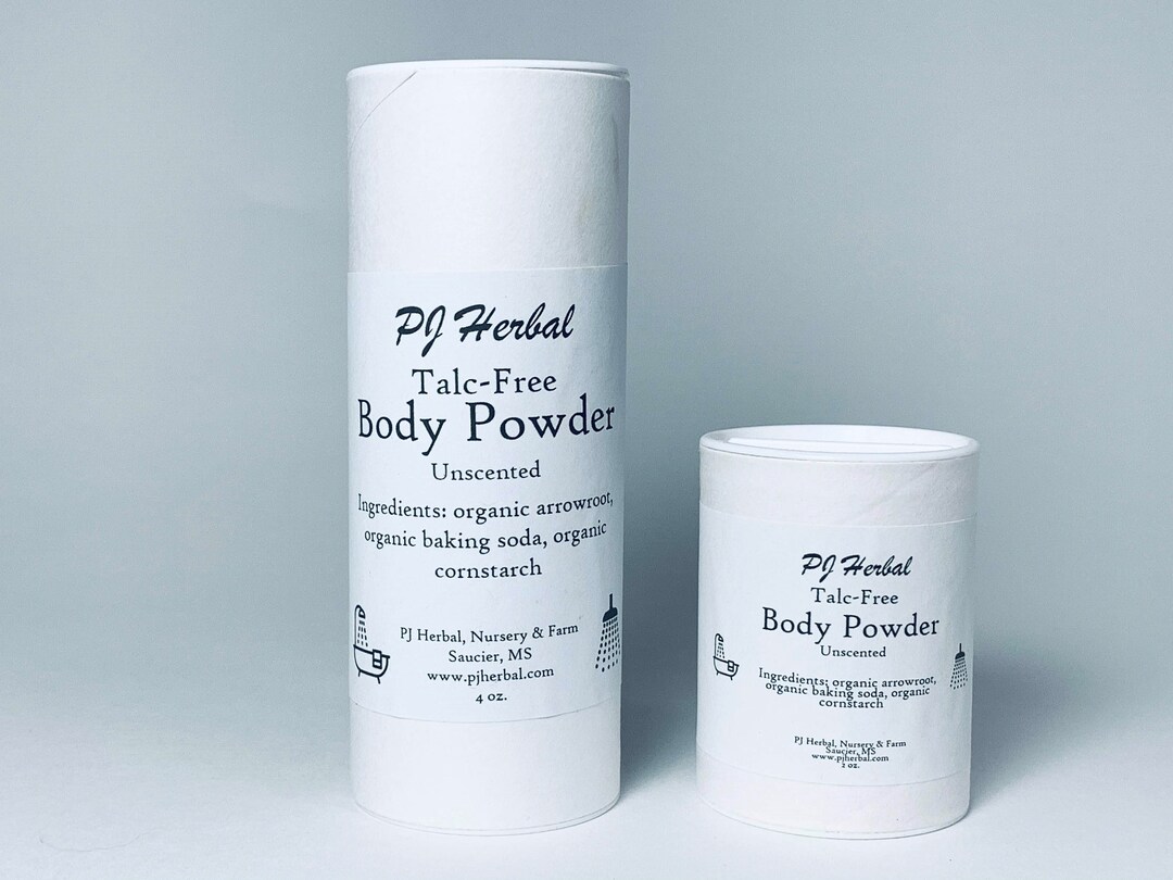 Talc-free Bath-baby-body Powder - Lavender & Unscented - All Organic ...