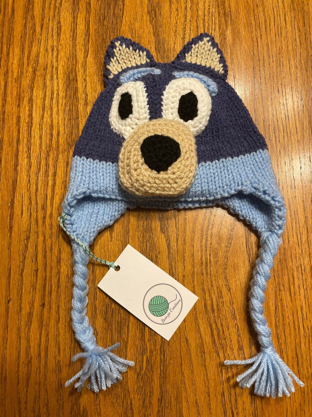 Bluey Inspired Knit Hat - Etsy