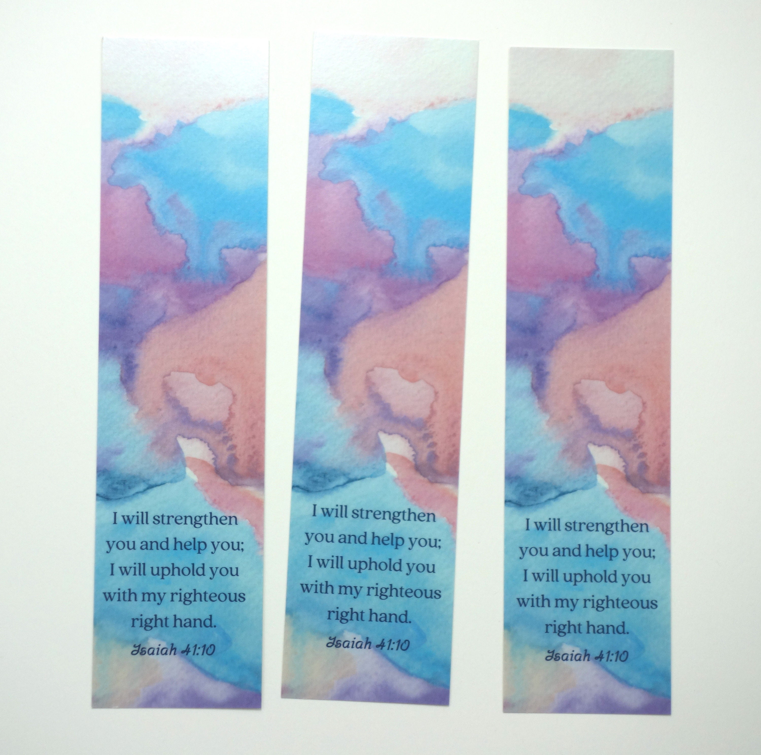 I Will Uphold You With My Righteous Right Hand. Bible Verse - Etsy UK