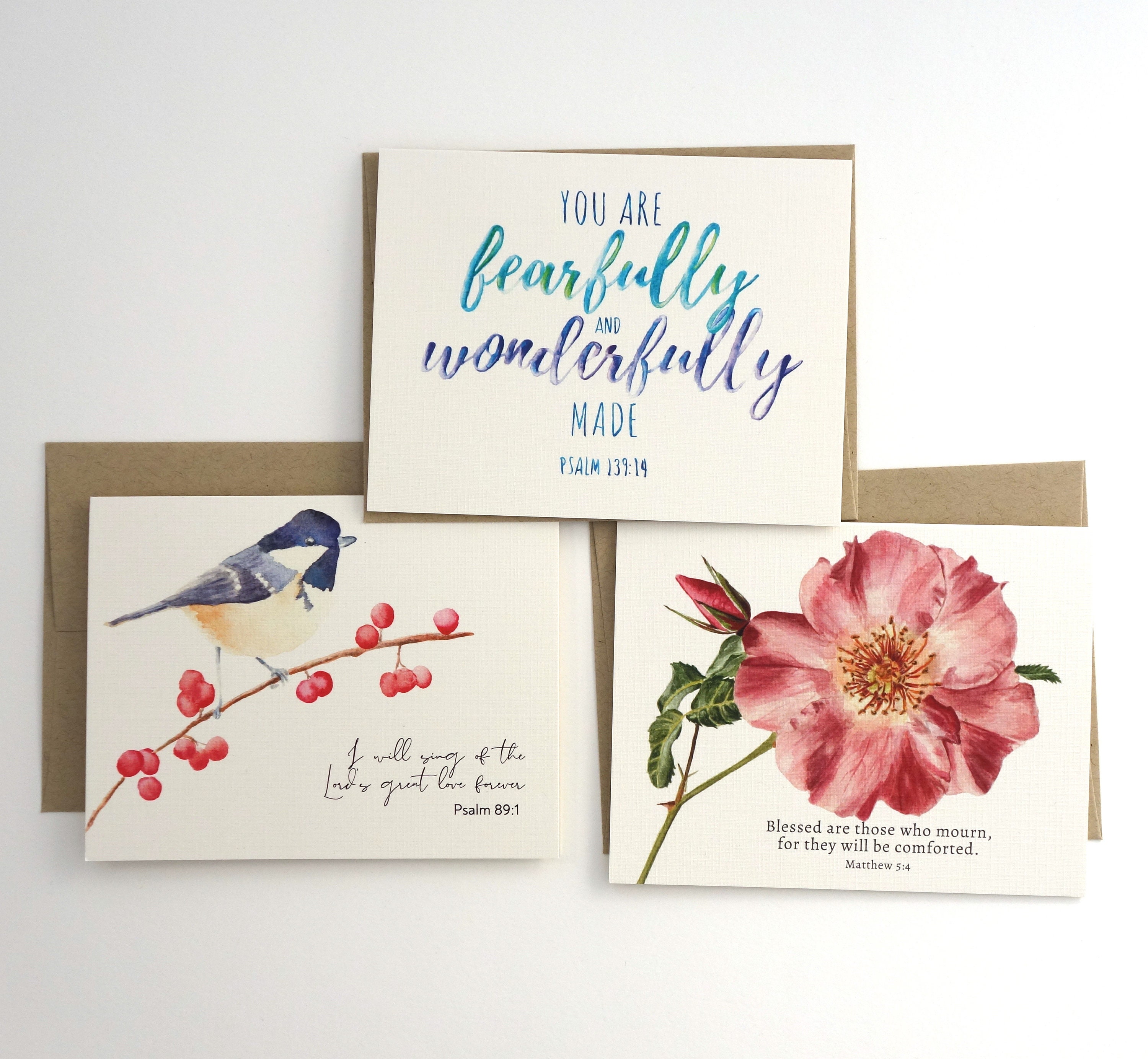 Set of Bible Verse Cards for All Occasions / Christian - Etsy