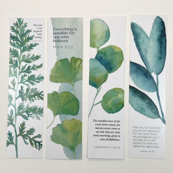 Botanical Bookmark - Etsy