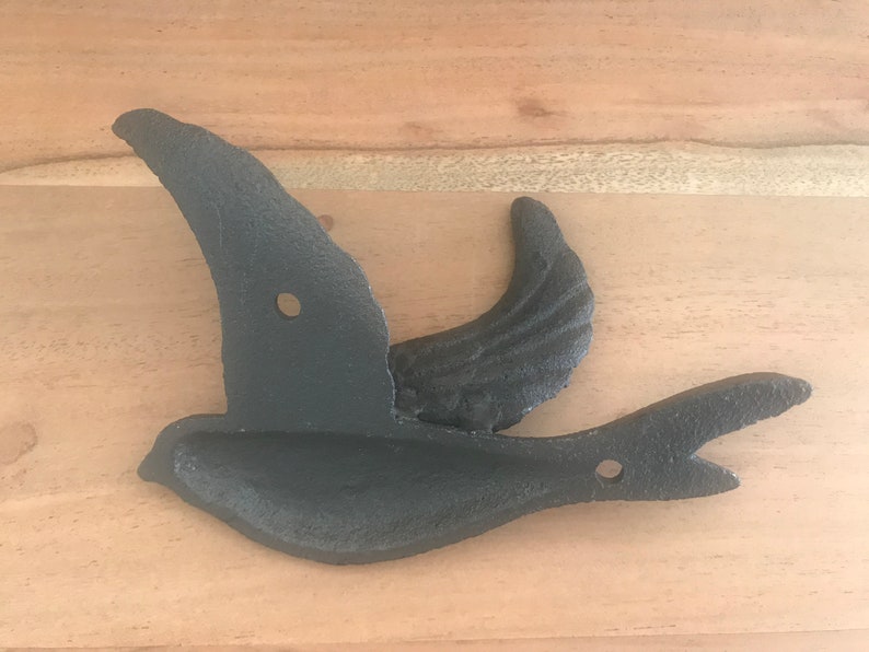 Bird Hookset of 3 Rustic Hook Flying Bird Wall Hook - Etsy