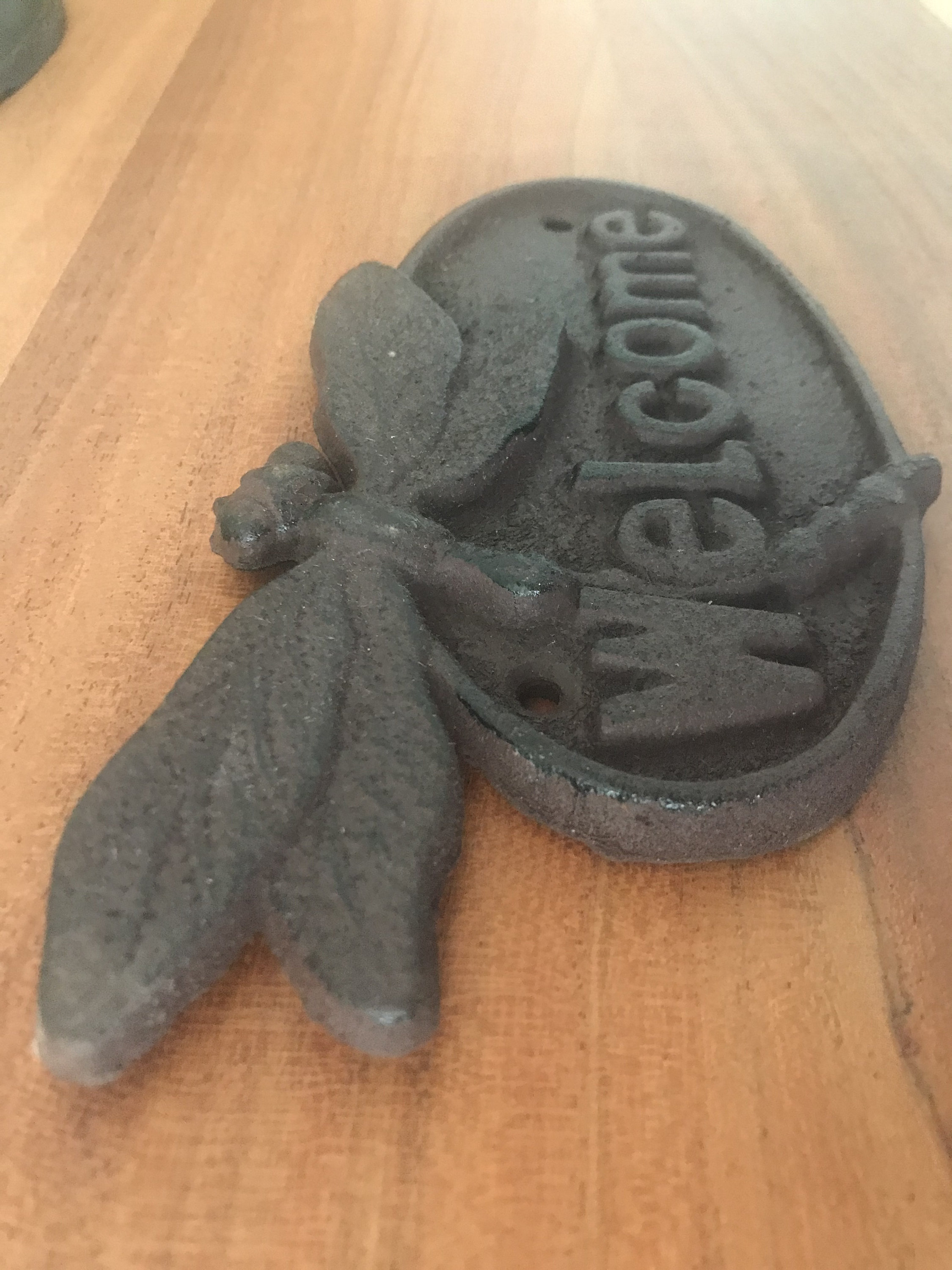 Cast Iron Vintage Look Rustic Dragonfly Welcome Sign Plaque - Etsy