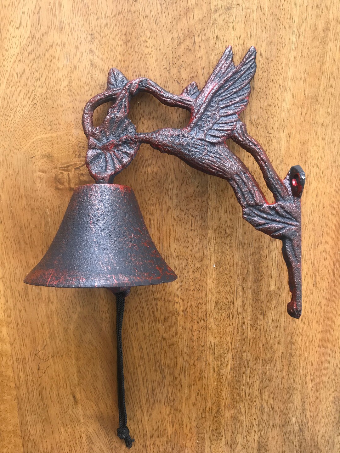 Cast Iron Hummingbird Doorbell, Vintage Style Wall Mounted Bell - Etsy