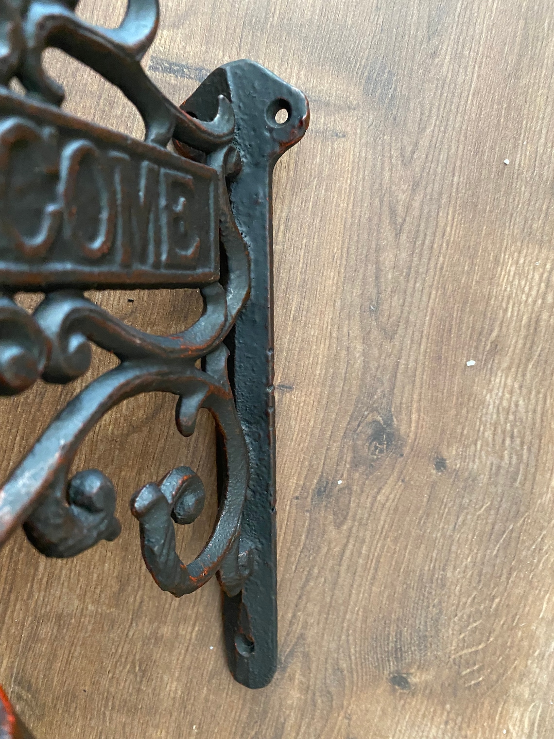 French Scroll Fleur De Lis Welcome Rustic Solid Cast Iron - Etsy Australia