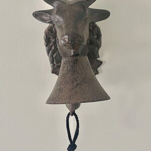Farm House Country Vibe Bull Solid Cast Iron Rustic Antique Style Cow ...