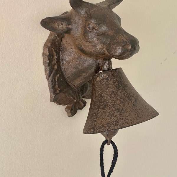 Cast Iron Outdoor Hanging Bell - Etsy