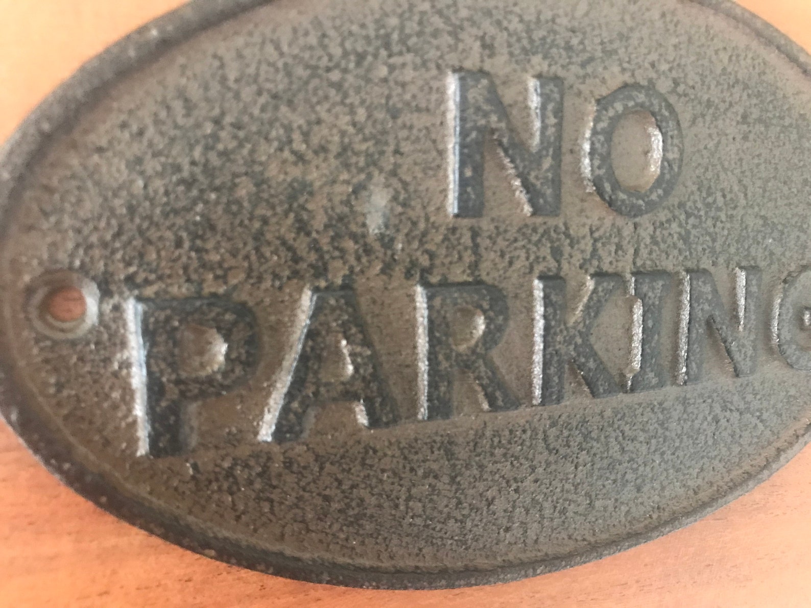 No Parking Cast Iron Vintage Look Gate Sign Parking Sign - Etsy
