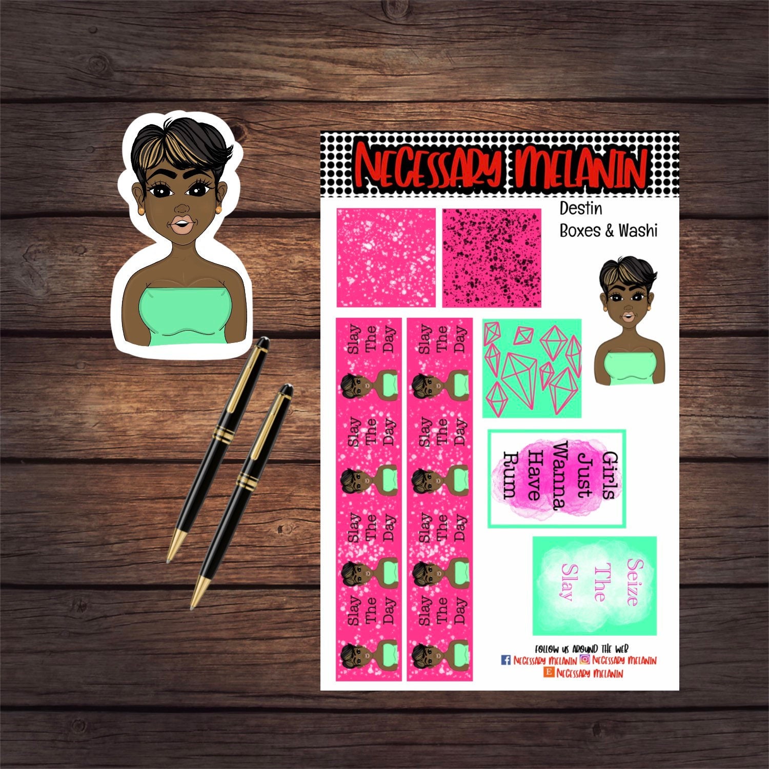 Destin Sticker Kit - Etsy
