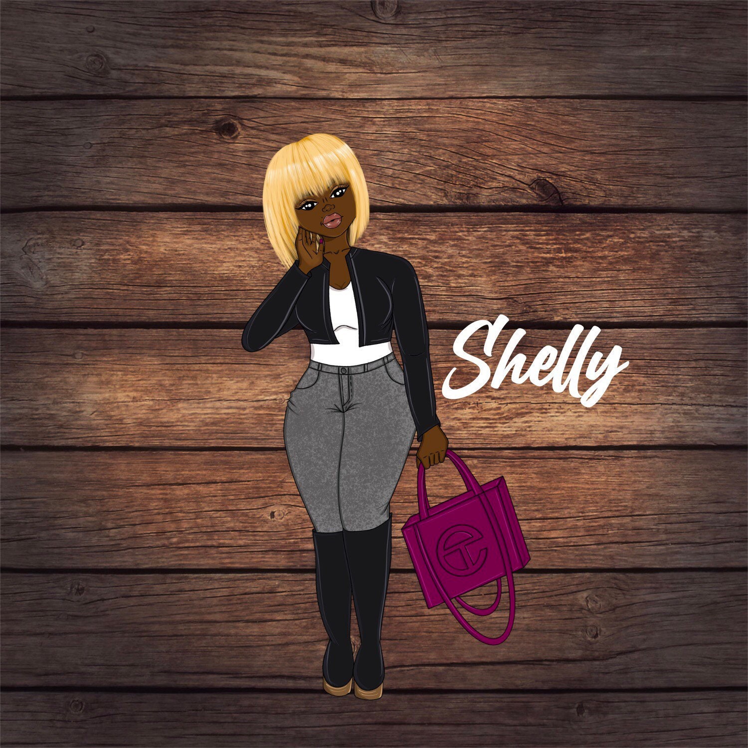 Shelly Full Body Sticker - Etsy