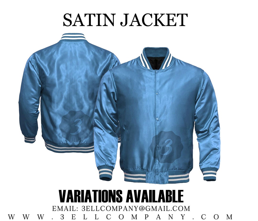 Custom Cheerleader Satin Bomber Style Varsity Jacket With Own Your ...