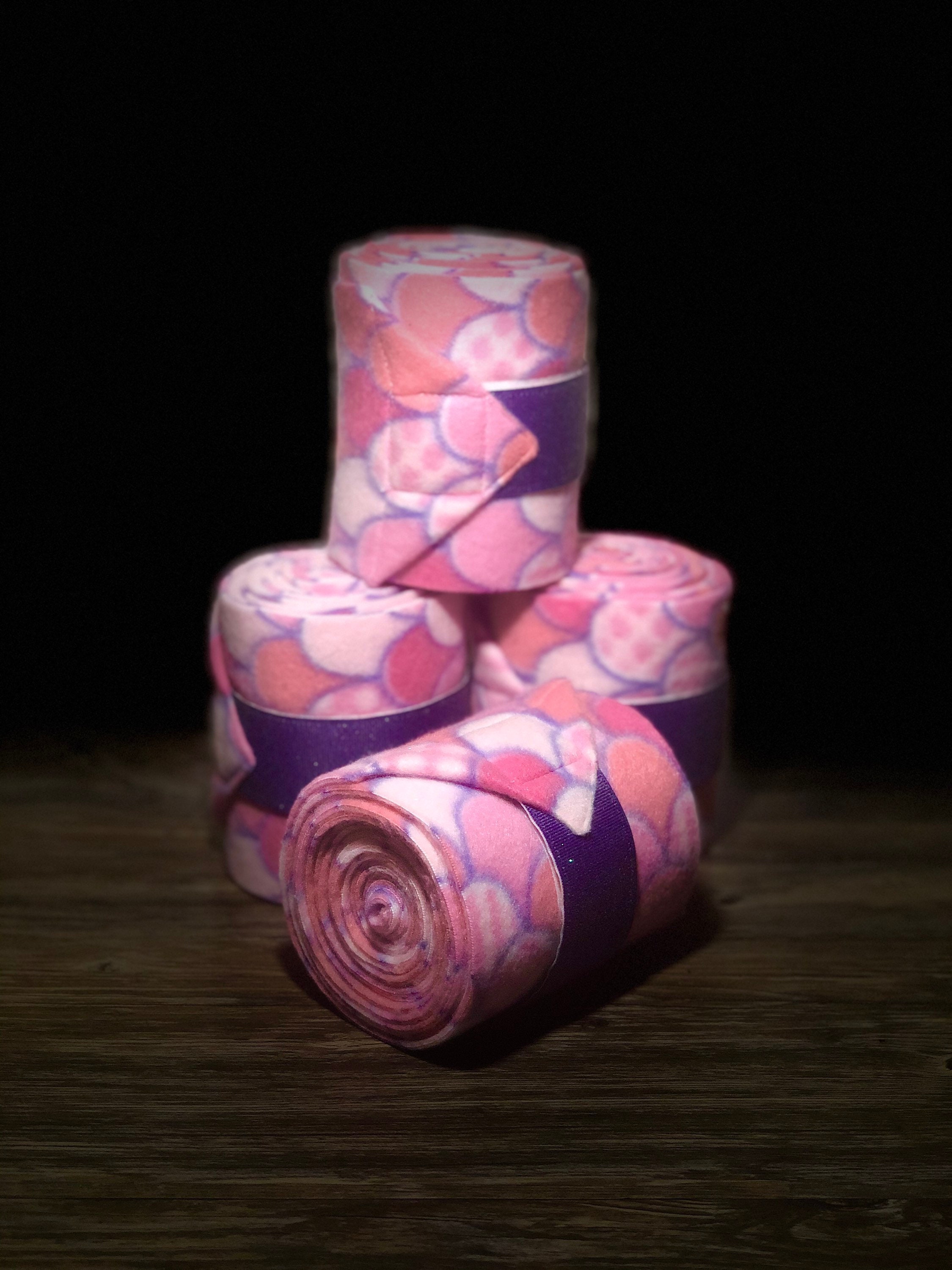 Mermaid Polo Wraps Horse Polo Wraps Set of 2 or 4 Pink Polo - Etsy