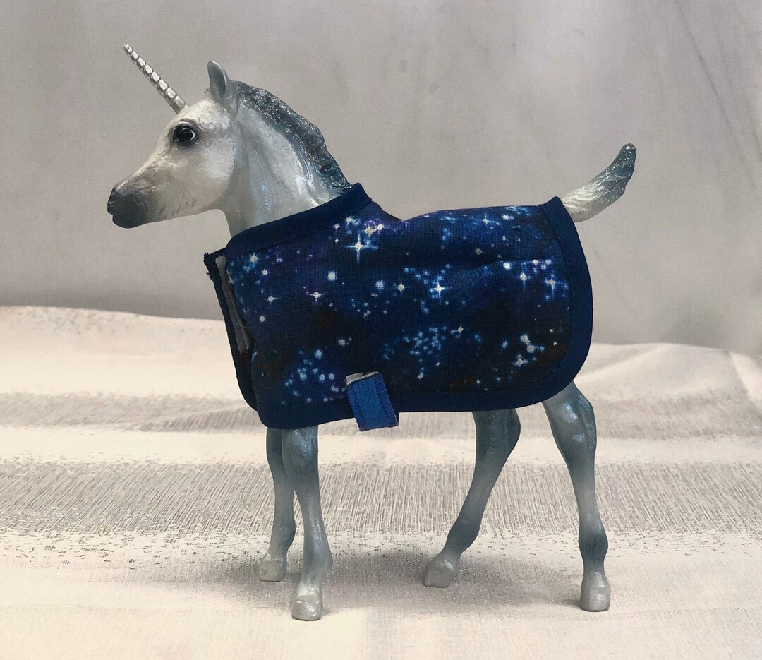 Model Horse Foal Blanket Sheet Blue Galaxy - Etsy