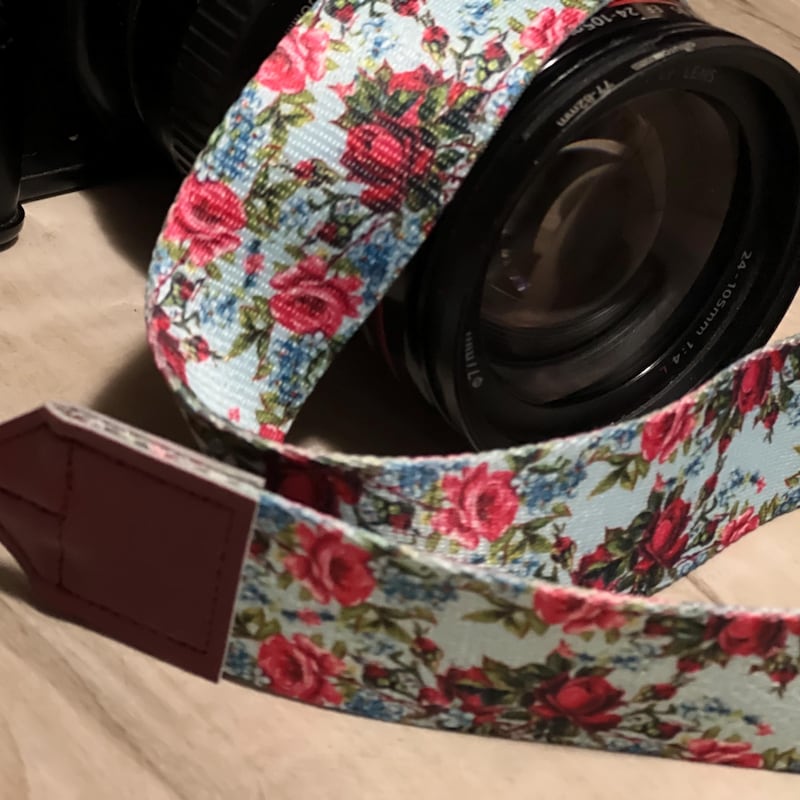 Floral Camera Strap - Etsy