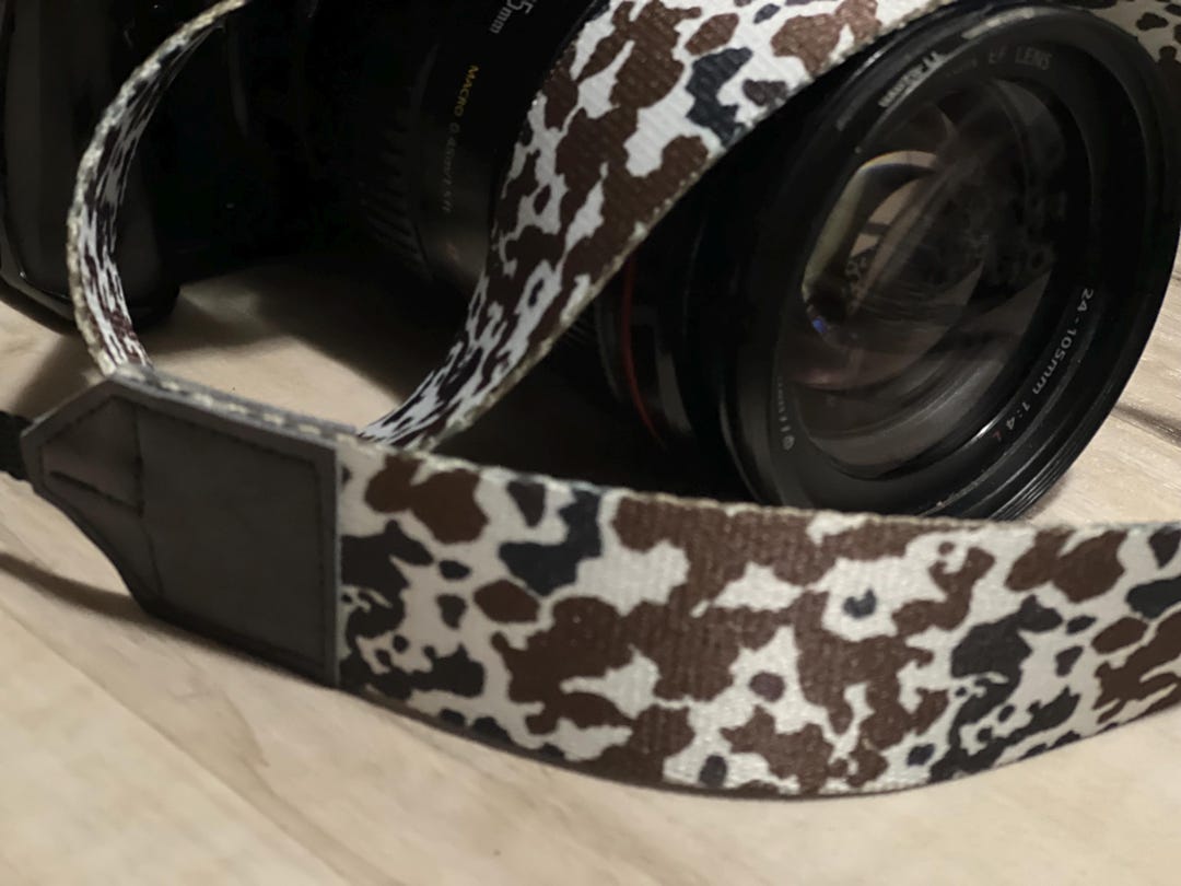Cow Camera Strap, Gift for Photographer, Camera Accessories, Animal ...