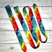 Rainbow Tie Dye Cinch Strap Set, Latigo Strap, off Billet Strap, Western Saddle Cinch Strap ...