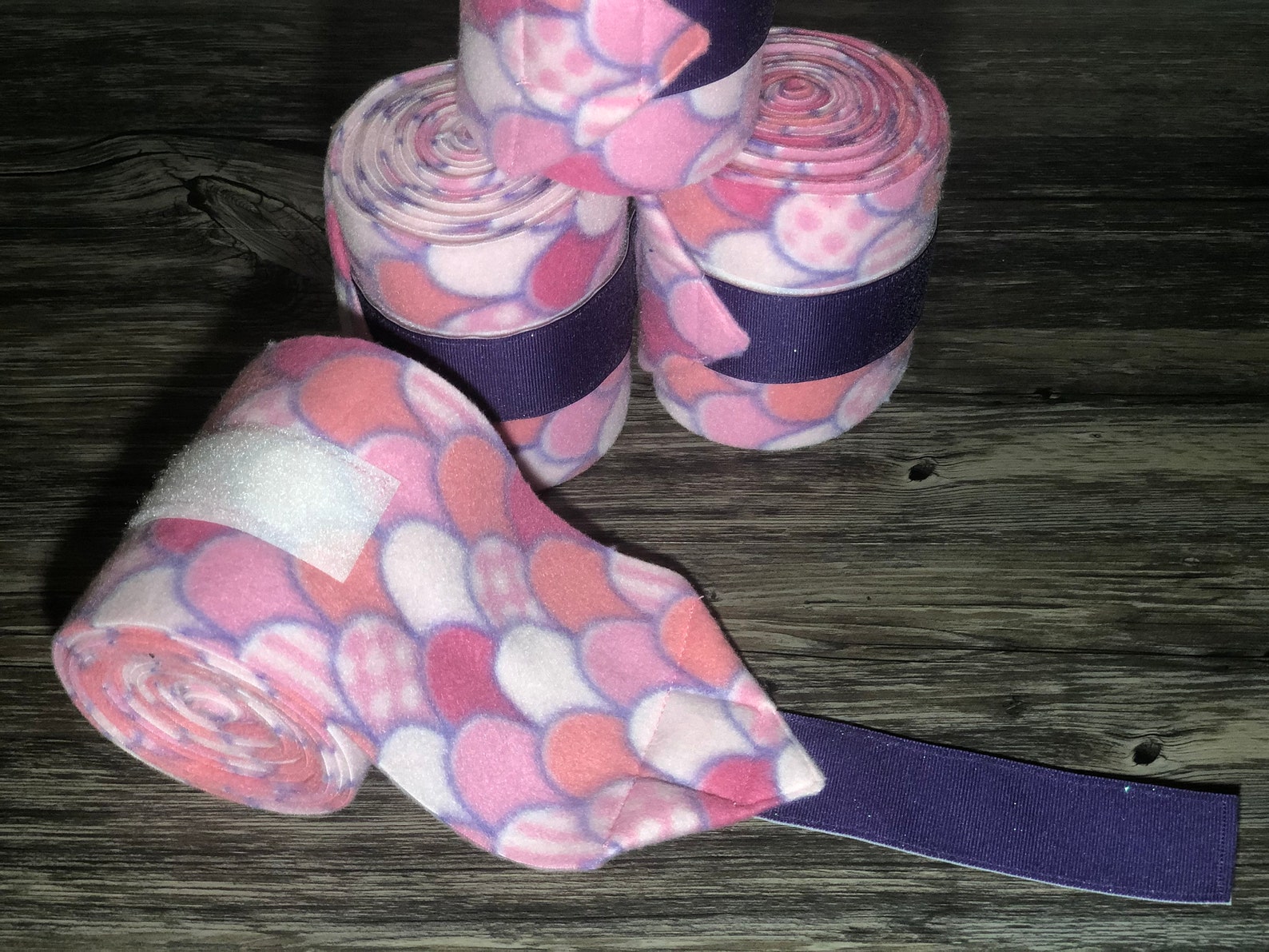 Mermaid Polo Wraps Horse Polo Wraps Set of 2 or 4 Pink Polo - Etsy