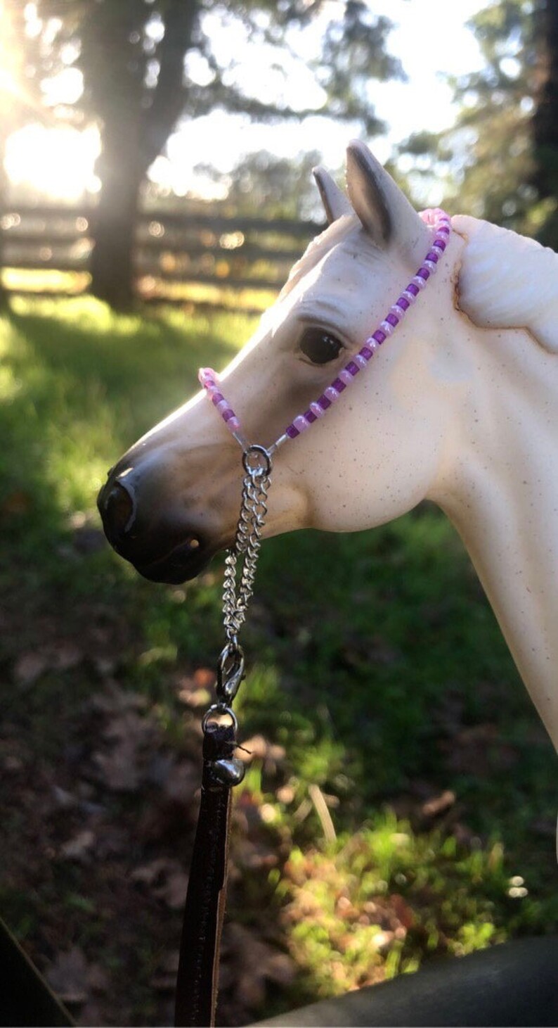 Model Horse Halter & Lead Traditional QH Beaded Horse | Etsy