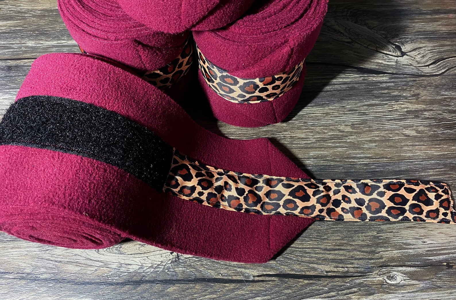 Cheetah Polo Wraps, Horse Polo Wraps, Horse Gift for Women, Set of 2 or ...