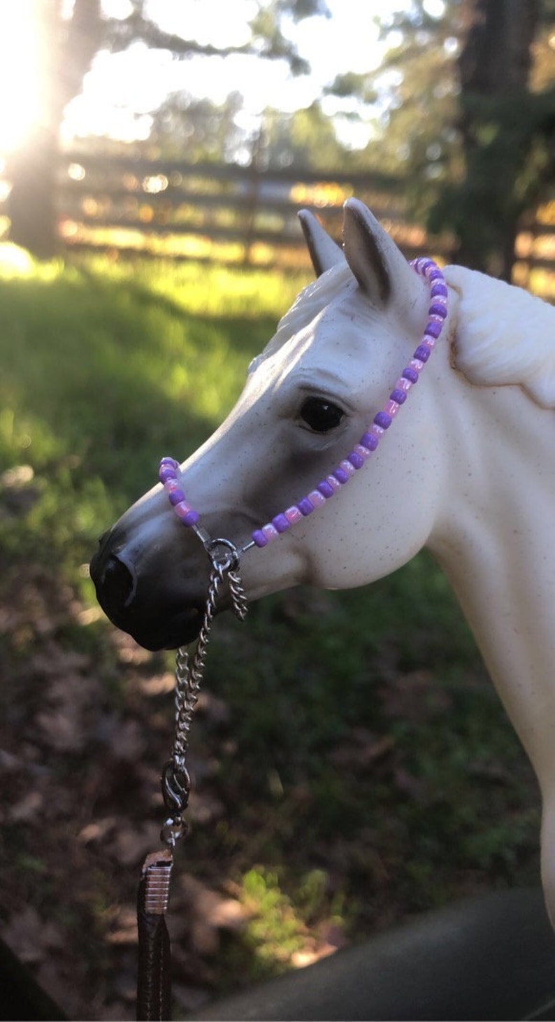 Model Horse Halter & Lead Traditional QH Beaded Horse | Etsy