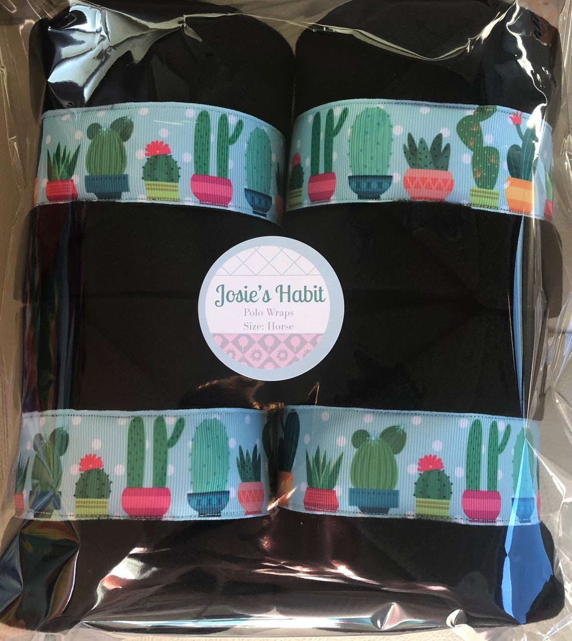 Cactus Polo Wraps Horse Polo Wraps Stable Wraps Set of 2 or - Etsy