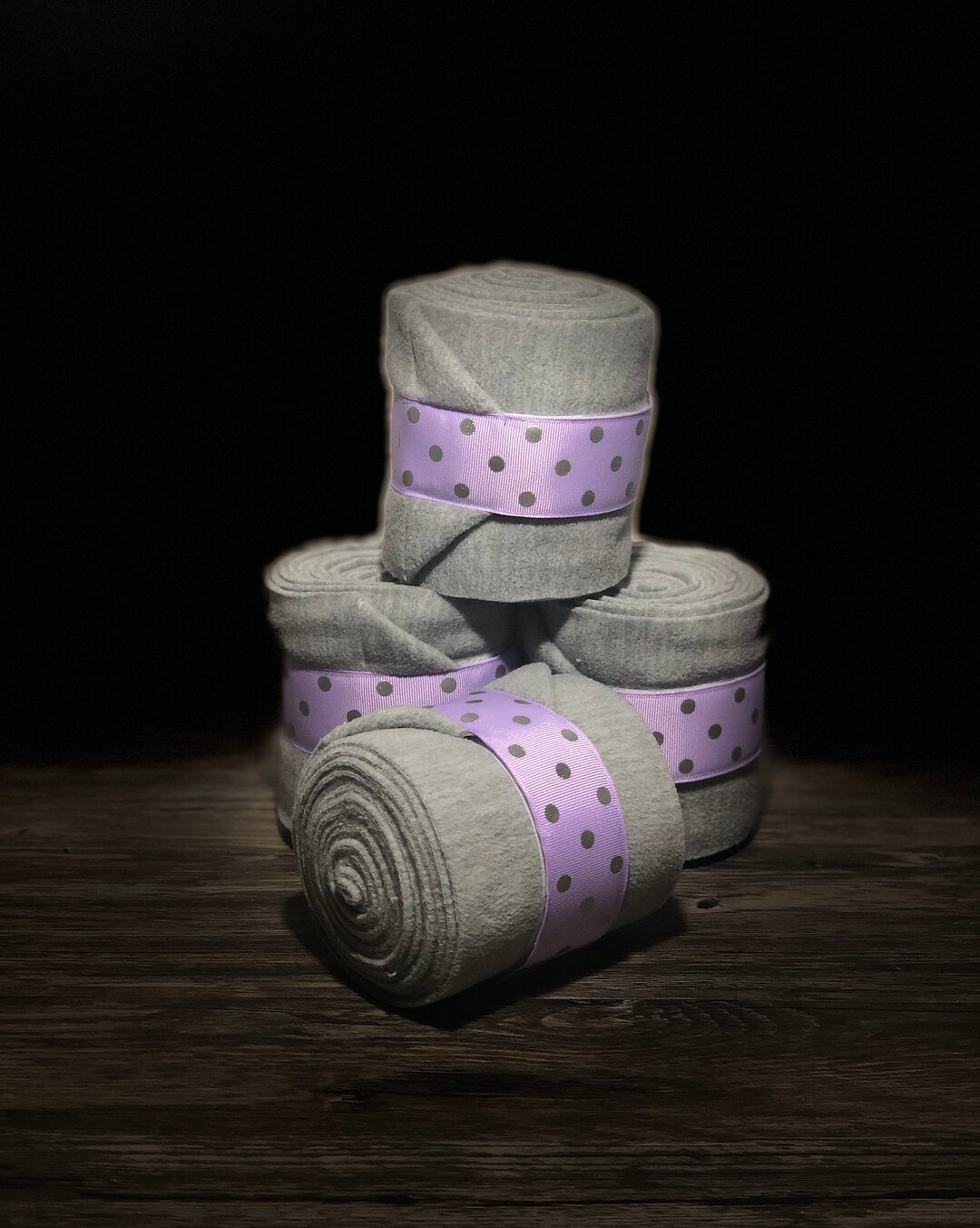 Horse Polo Wraps, Set of 2 or 4, Horse Gift, Grey Polo Wraps, Polo ...