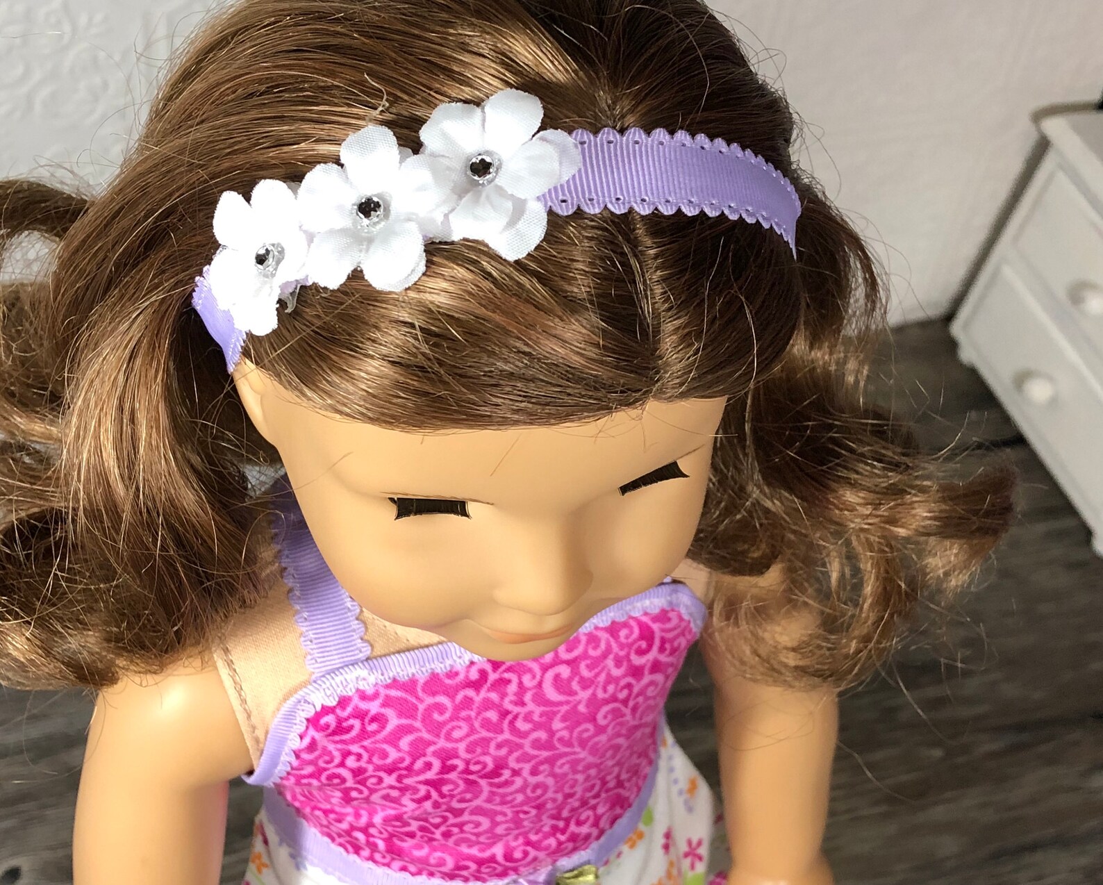 18 inch Doll Flower Headband | Etsy