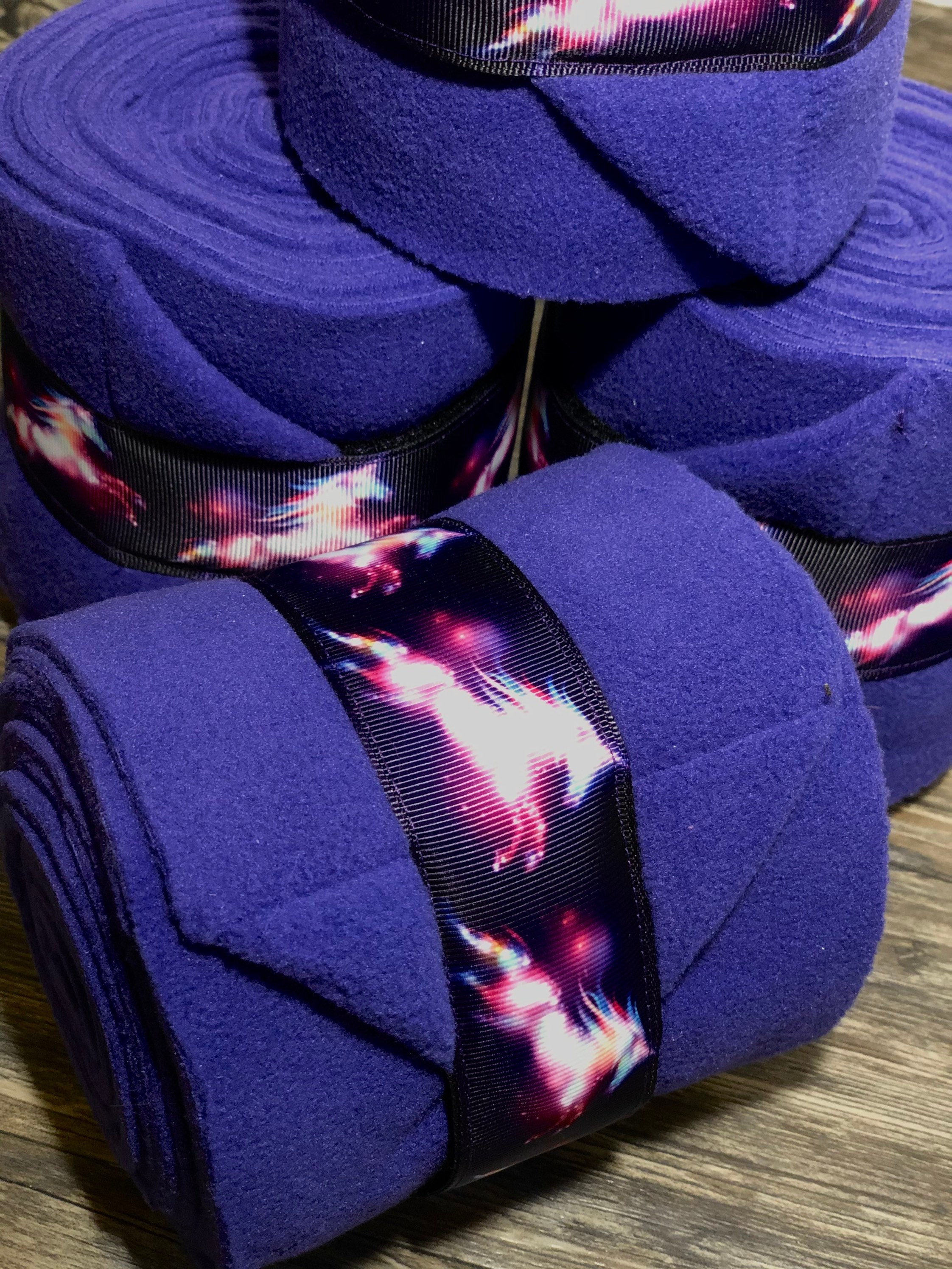 Unicorn Polo Wraps Horse Polo Wraps Set of 2 or 4 Purple - Etsy