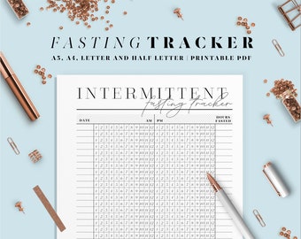 Keto Diet Journal Printable Planner. Keto Tracker. Intermittent Fasting ...