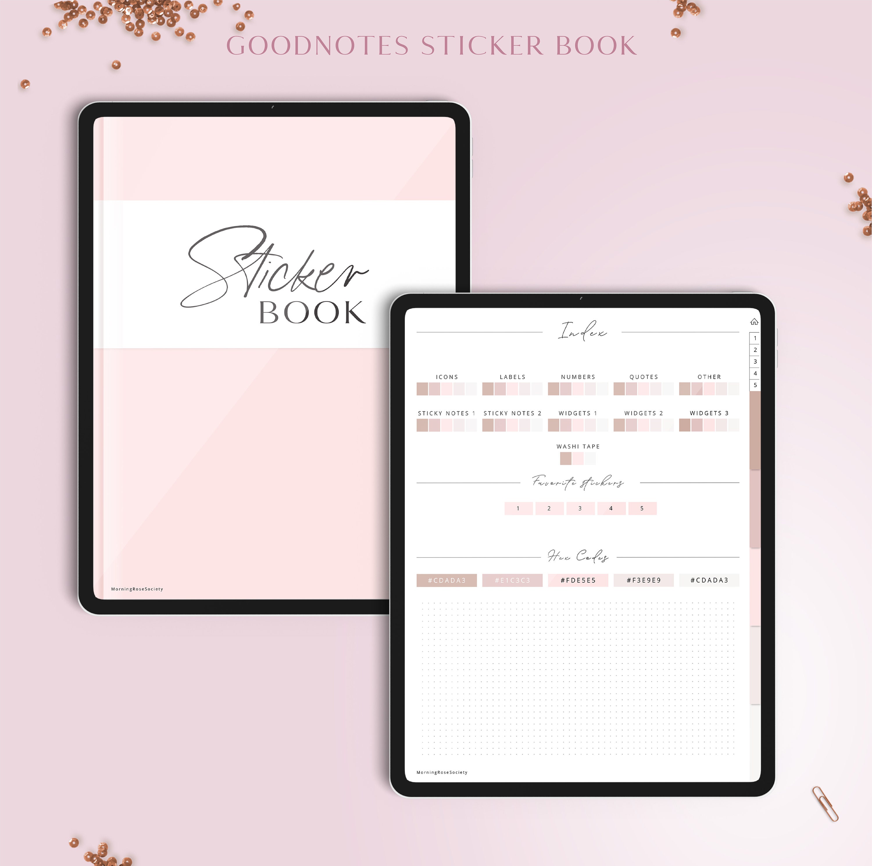 Digital Stickers Goodnotes Digital Stickers for Planners Digital Sticky ...