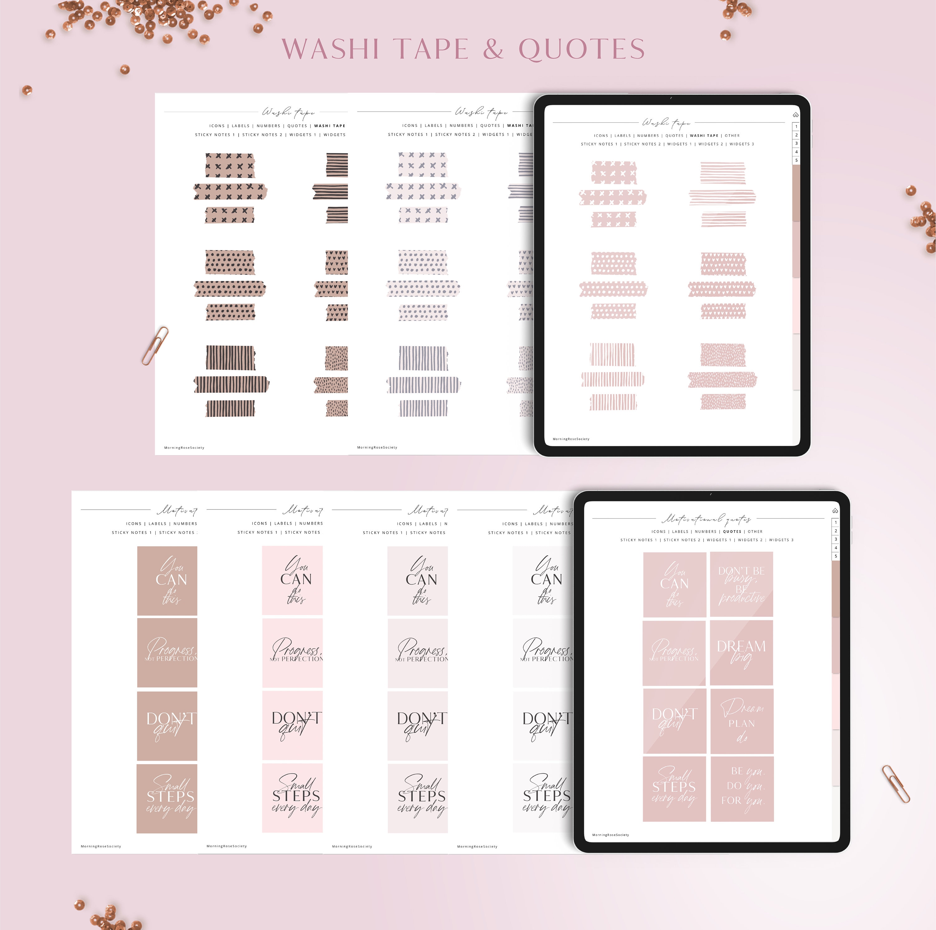 Digital Stickers Goodnotes Digital Stickers for Planners Digital Sticky ...