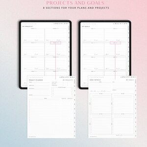 Undated Digital Planner Minimalist iPad Pro Planner Daily, Weekly ...