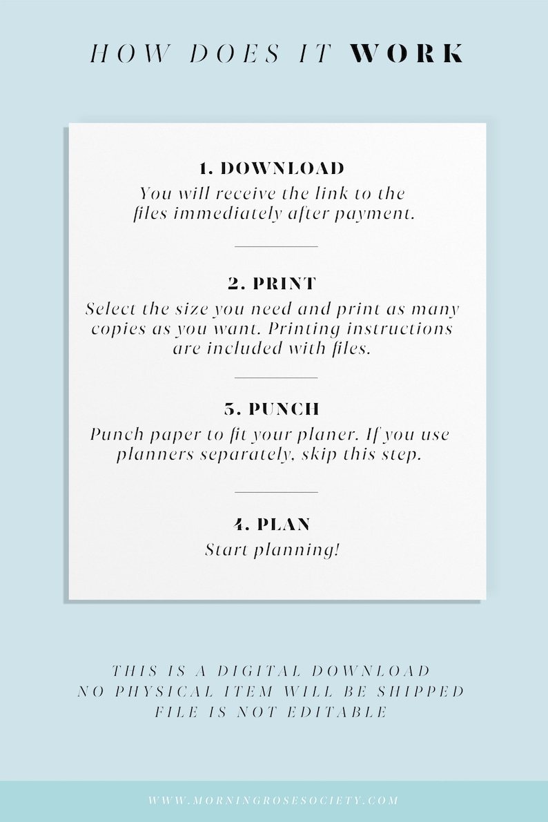 Daily Routine Printable Planner. Routine Checklist Chart. A4 | Etsy