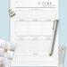 Goal Planner Printable. Goal Tracker Insert Pages A4, A5, Letter and ...