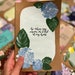 Joyce Theme Hand Painted and Hand-lettered Floral Semi-custom Journal ...