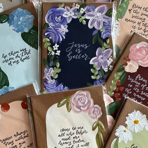 Joyce Theme - Hand Painted and Hand-lettered Floral Semi-custom Journal ...