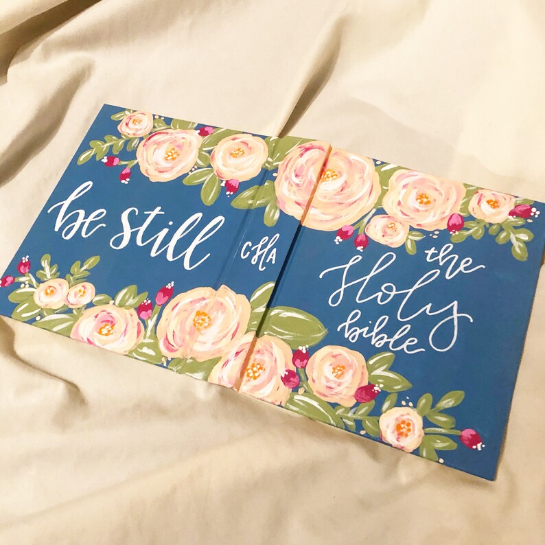Fully Custom Hand Painted ESV Journaling Bible - Etsy