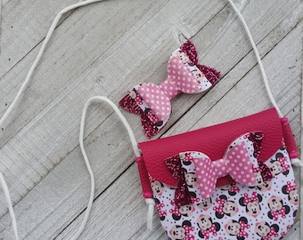 Minnie mouse purse | Etsy