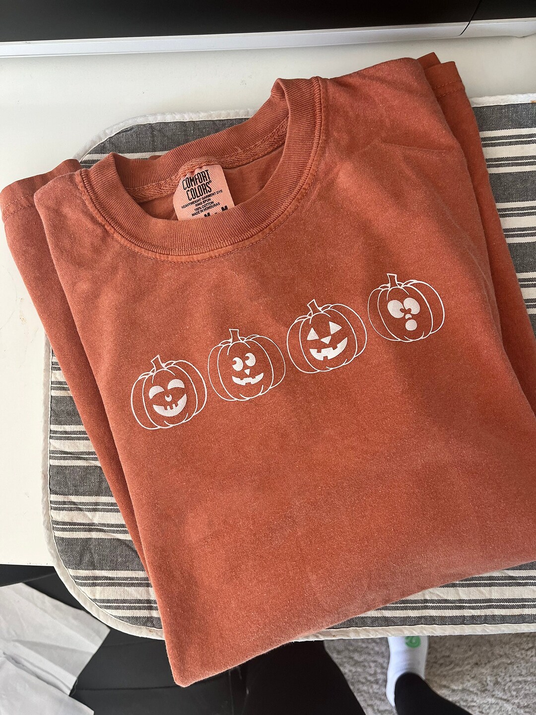 Pumpkin Shirt, Pumpkin T-shirt, 3D Vinyl Pumpkin Tee, Halloween Party ...
