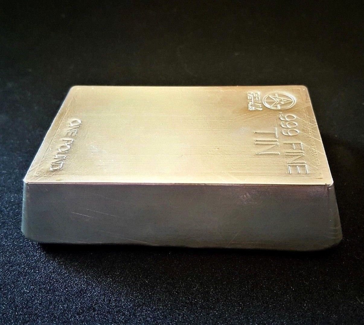 1 Pound .999 Fine Tin Bullion Stacker Bar Hand Poured Hand - Etsy