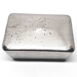 1 Kilo .999 Fine Bismuth Bullion Bar - Hand Poured - GRIMM METALS - Etsy