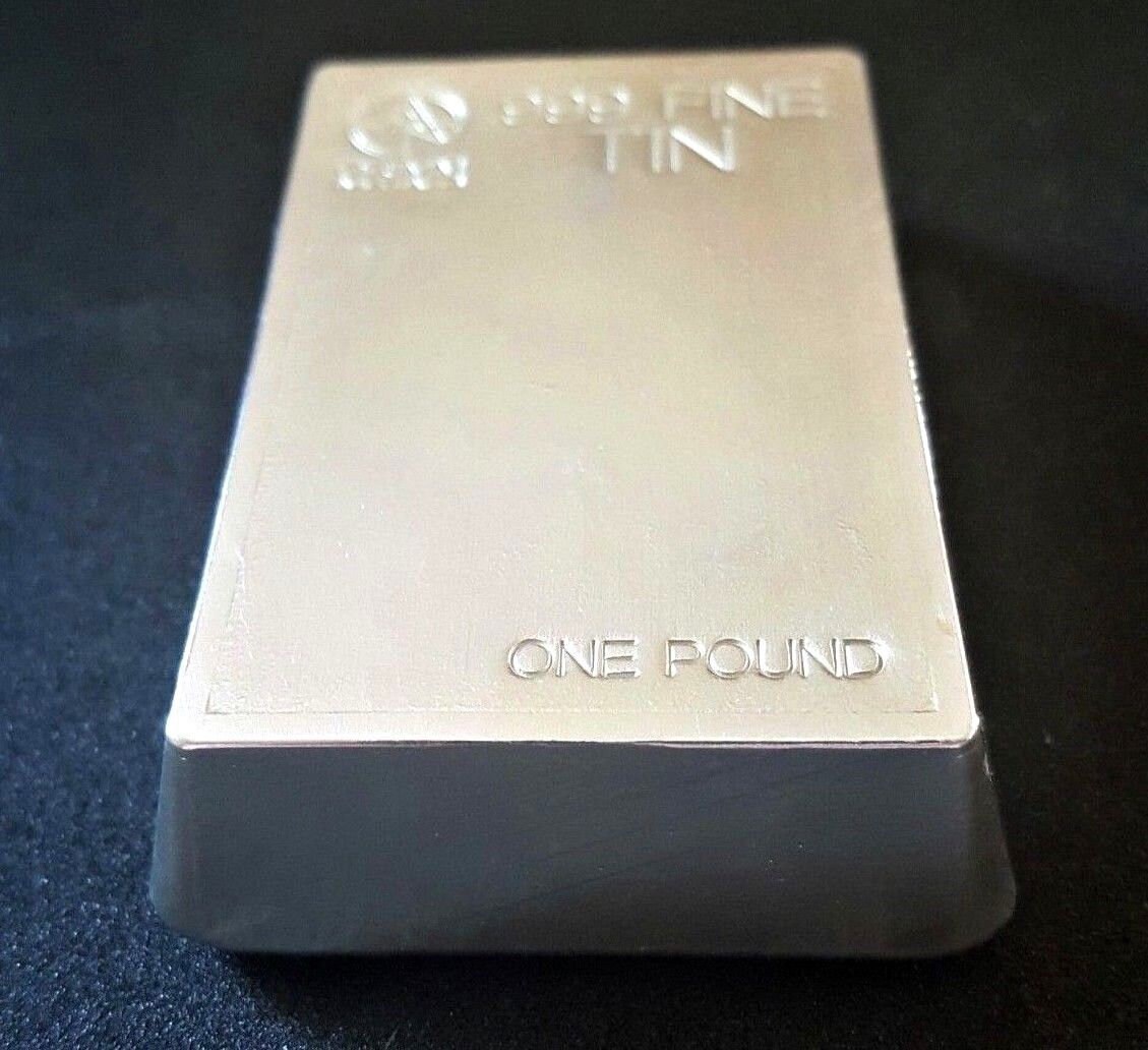 1 Pound .999 Fine Tin Bullion Stacker Bar Hand Poured Hand - Etsy