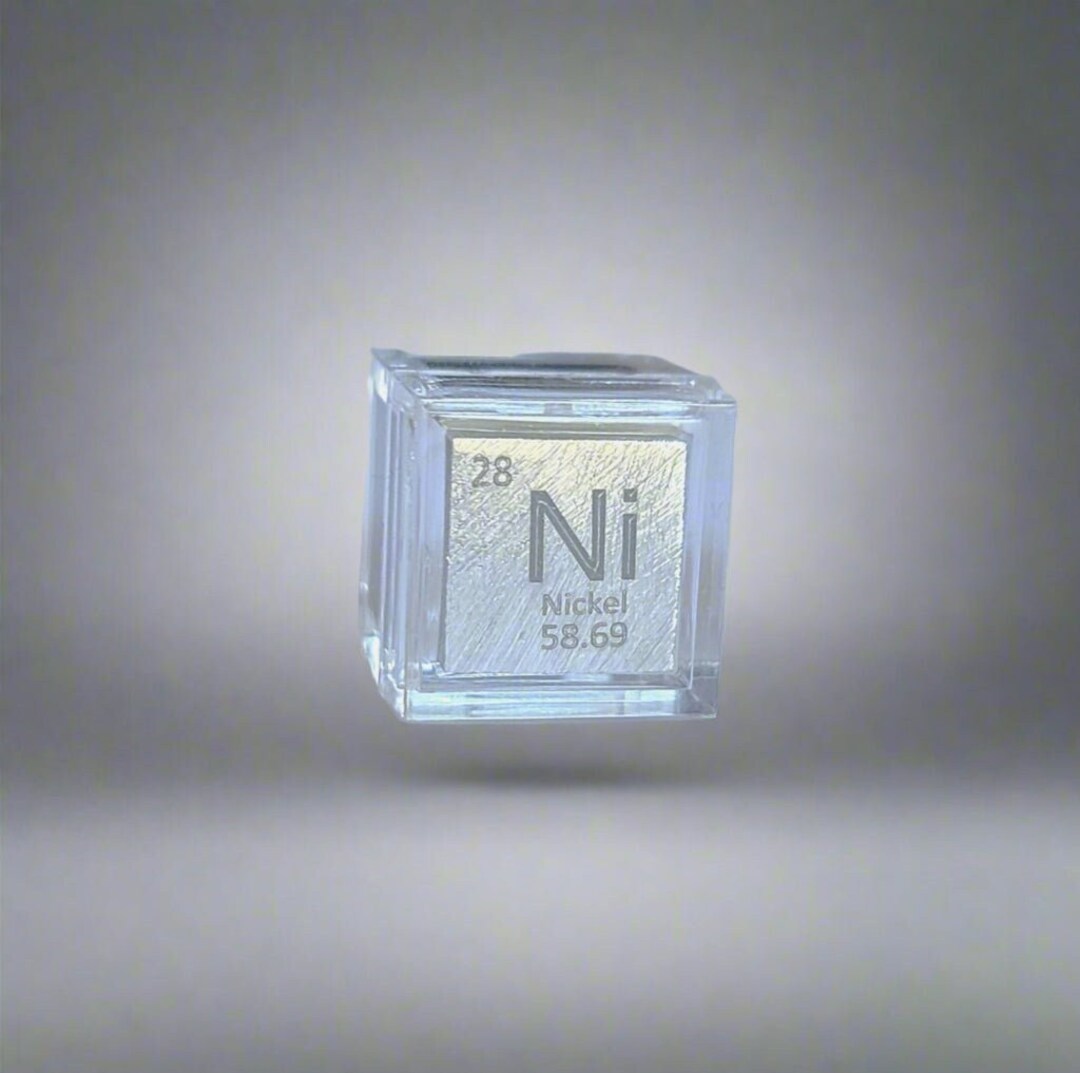 10mm .995 Fine Nickel Elemental Cube in Protective Case - Etsy