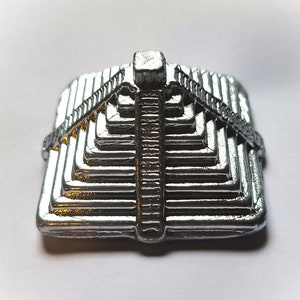 Pyramid - 10 Troy Ounce .999 Fine Zinc Art Bar - With Certificate of ...