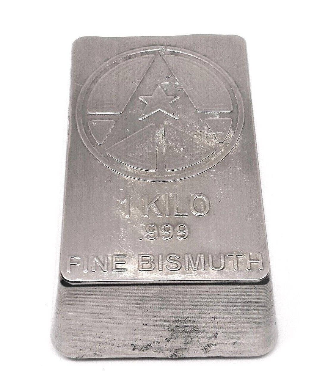 1 Kilo .999 Fine Bismuth Bullion Bar - Hand Poured - GRIMM METALS - Etsy