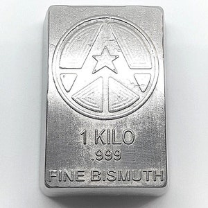 Full Set - Hand Poured .999 Fine Bismuth Bullion Bars - Grimm Metals - Etsy