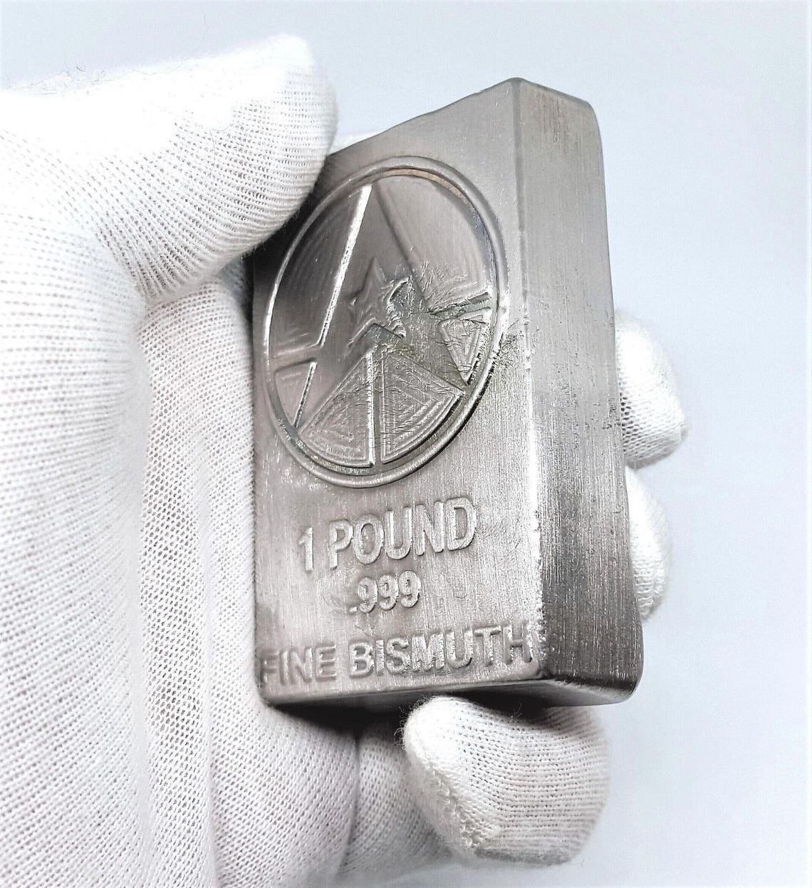 1 Pound .999 Fine Bismuth Bullion Bar Hand Poured GRIMM - Etsy